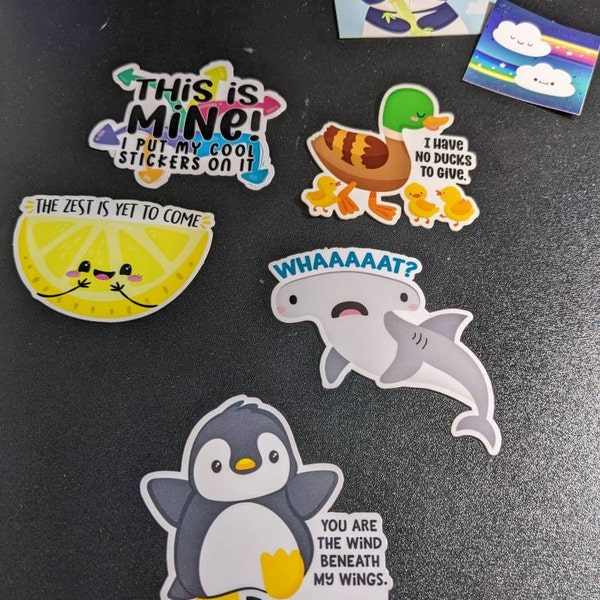 Lemon Vinyl Sticker, Cute Lemon Zest Decal, Laptop Lemon Sticker, Cute ...