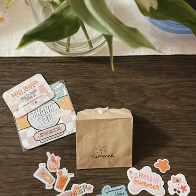 Summer Sticker Bundle Summer Sticker Pack Seasonal Stickers Kindle ...