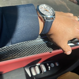 Handmade Copper Brown Italian Leather Watch Strap, Full Grain Leather ...