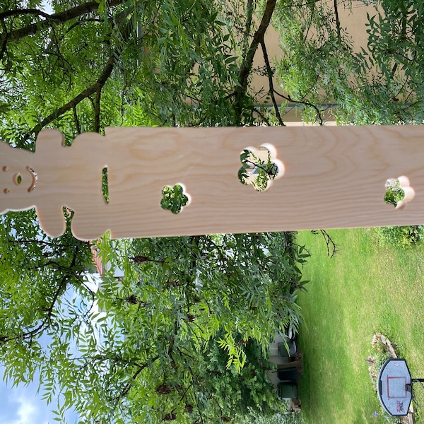 Zaun Holz Holzzaun, Gartenzaun Zaunelemente mit Tiere Motiv, Zaunbrett ...