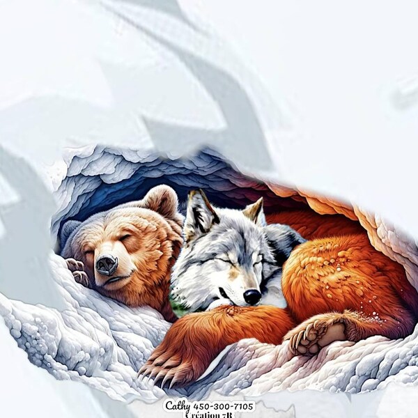 Hibernating Bear Clipart | Cozy Hibernating Bear Clipart Bundle | 10 ...