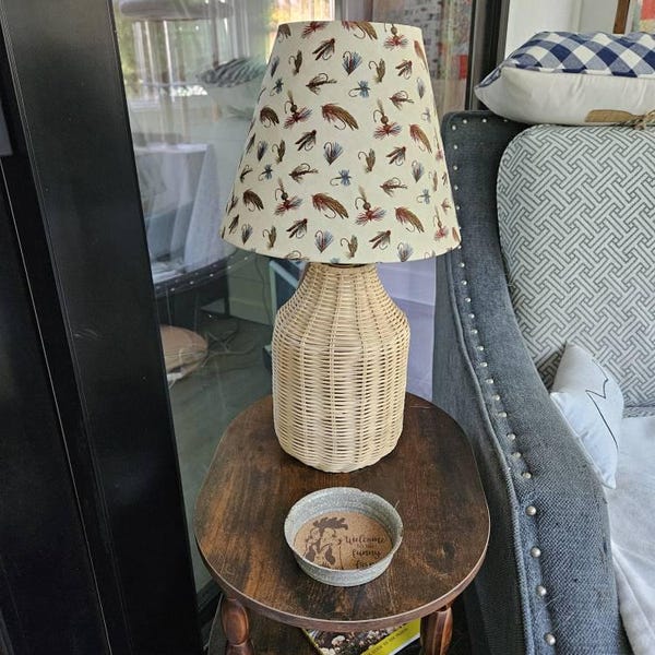 Firefighter Lamp Shade. Fire Department. Firetruck. Shades Are 9.5" X 5 ...