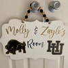 College Dorm Room Roommate Door Sign|custom|dorm Decor|personalized - Etsy