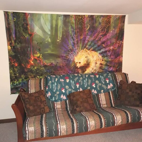 Android Jones Burning Embrace Tapestry by Third Eye Tapestries - Etsy