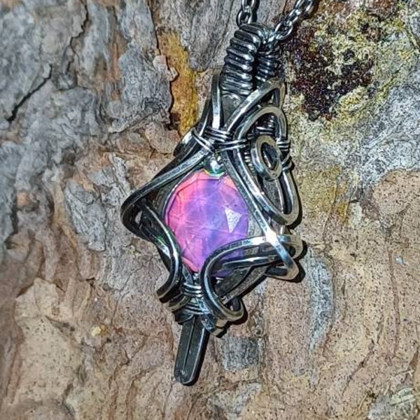 SUN Carnelian Citrine 14k Gold Filled Wire Wrapped Pendant Sunshine ...