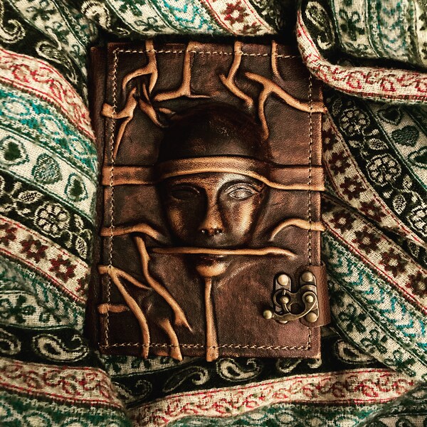 Notebook Leather Cover Punishment Book Sketchbook for Journaling BDSM ...