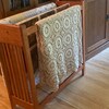 Mission Quarter Sawed Oak Quilt Rack - Etsy
