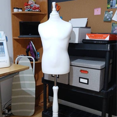 Male Mannequin, Sewing Mannequin Male, Stand Dark Wood - Etsy