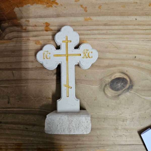 Orthodox Standing Cross, - Made of the Limestone, Religious Gift - Etsy