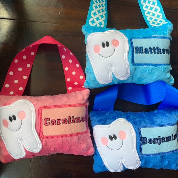 Plush Tooth Fairy Pillow , Tooth Pocket , Tooth Fairy Door Hanger ...