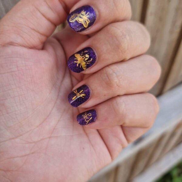 Pink Nail Wrap Winter Nail Wrap Holiday Nails Summer Nail Nail Polish ...