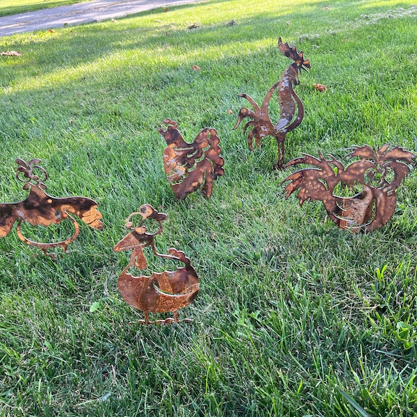 Chickens CNC Cut File, Funny Hens and Rooster Laser Dwg Files, Barn ...