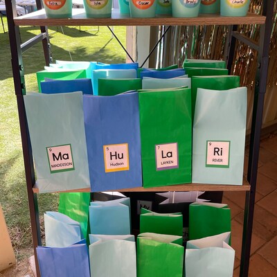 EDITABLE Science Lab Water Cup Labels, Laboratory Party, Experiment ...