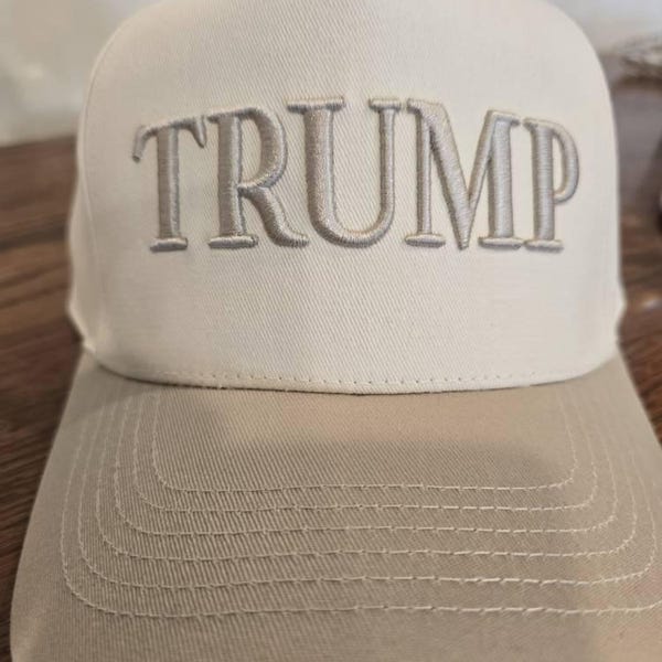 In God We Trust Hat | off White & Khaki | Unisex Cap | Adjustable ...