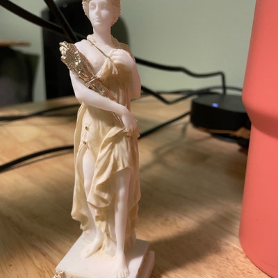 Demeter Statue Greek Goddess Made of Alabaster Gold 16cm-18cm - Etsy