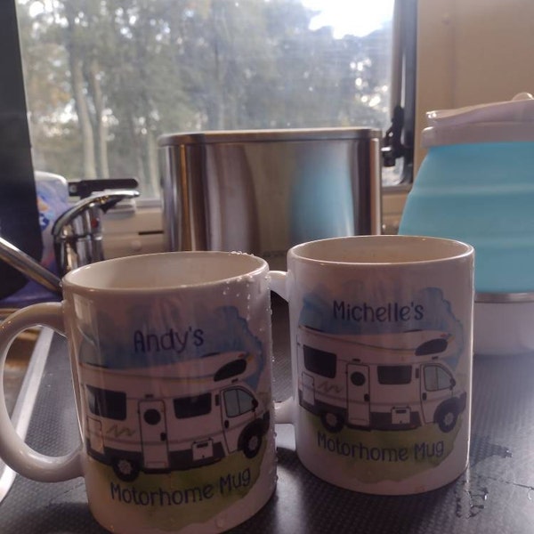 Personalised Static Caravan Mugs - Gifts for Caravan Owners - Choose ...