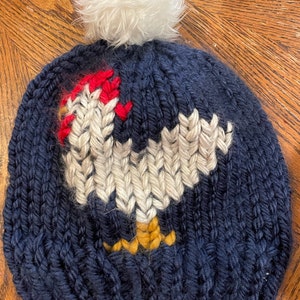 KNIT Chicken Hat PATTERN Only Knit Instructions Downloadable PDF File ...