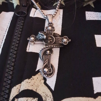 Jeans Pants Triple Layered Side Punk Chain Double Moon Keychain ...