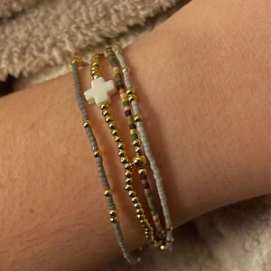 Handmade Stack Bracelets Gold Bracelets 23 and 4 Mm - Etsy