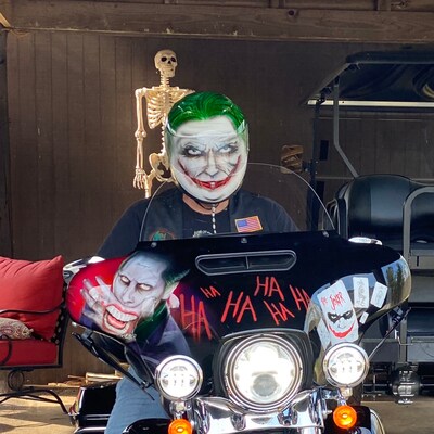 Smiley Face Custom Painted Motorcycle Helmet Suzuki GSX-R, Hayabusa ...