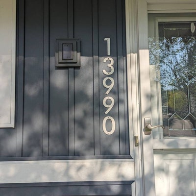 Modern Metal House Numbers & Letters Individual House Numbers Modern ...