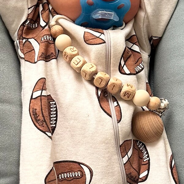 Personalized Pacifier Clip Newborn Gift Custom Baby Name Personalized ...