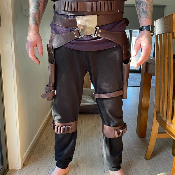 Jyn Erso Belt Gun Holster Leg Strap Cosplay Costume Prop Leather Belt ...