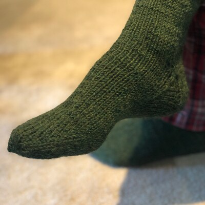 KNITTING PATTERN Beginner Socks Knit Pattern Cozy Boot Socks Knitting Pattern, Easy Knit Socks ...