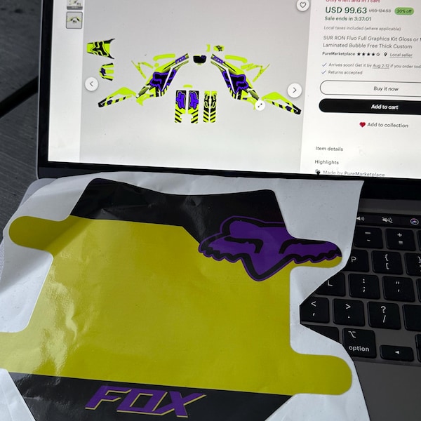 SUR RON Army Color Full Graphics Kit Gloss or Matte Surron Laminated ...