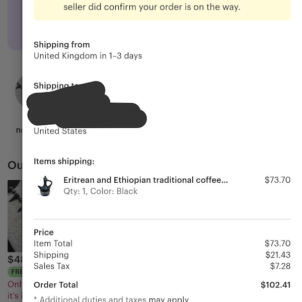 Eritrean and Ethiopian Traditional Coffee Pot Jebena | Ceramic Habesha ...