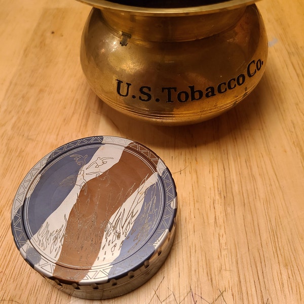 Snuff Can Lids, Tobacco Can, Engraved, Custom, Diplidz, US Army - Etsy