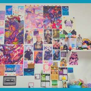 Art Postcard Set 4 Custom Art Postcards, Personalized Illustrated ...