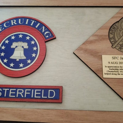 Army Recruiting Replica Guidon Plaque - Etsy