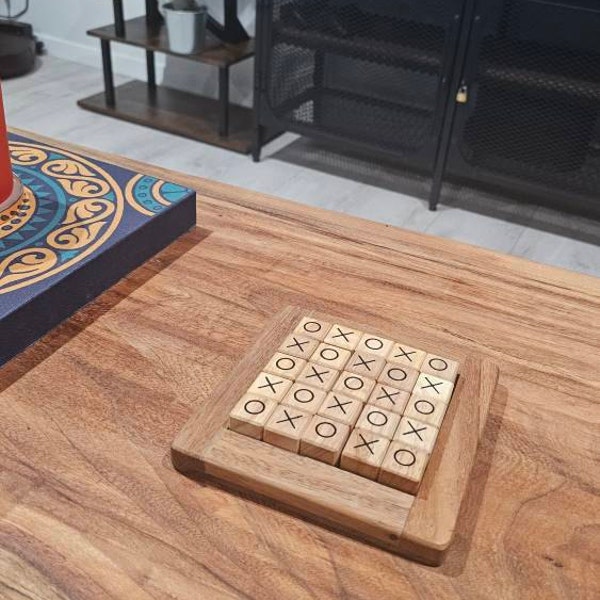 XOXO - Strategy Wood Board Game, Wooden Board Game, Unique Game, Family ...