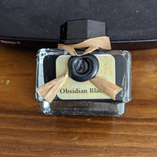 Deep Black Calligraphy Ink for Quills and Dip Pens, Sumi Ink - Etsy