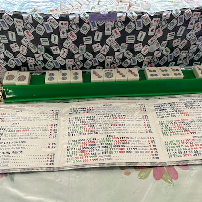 Your Choice of 1 Handcrafted Mah Jongg Themed LARGE or SMALL Mah Jongg ...