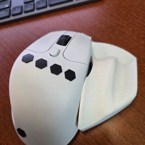 Pinky Rest Adapter, Ergonomic With PTFE Skates for Logitech G502X (all ...