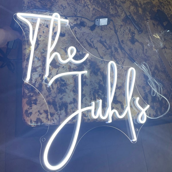 Wedding Custom Neon Sign Flex Led Neon Light Sign Led Logo Custom Neon ...