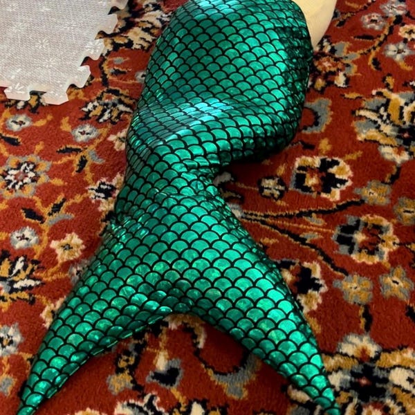 Mermaid Tail Walkable/swimmable With Invisible Zipper Bottom !add ...