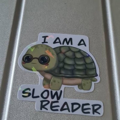 Reading Turtle Cute Turtle Journal Stickers Laptop Stickers Kindle ...