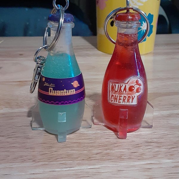 Fallout Inspired Nuka Cola Quantum Backpack Keychain - Etsy