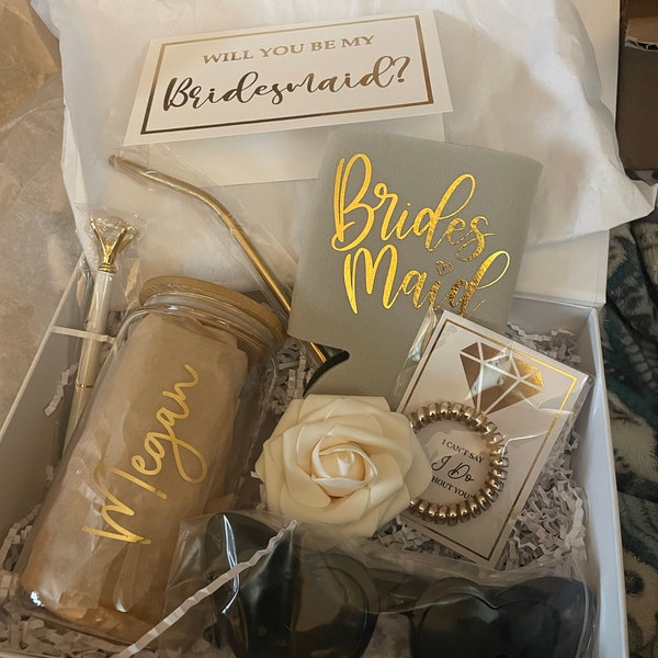 Bridesmaid Proposal With Can Cooler, Will You Be My Bridesmaid ...