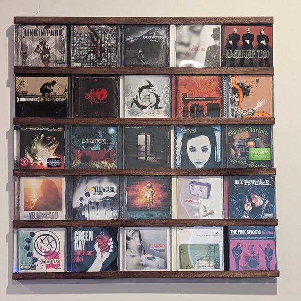 CD Display Frame That Holds 25 Cds - Etsy
