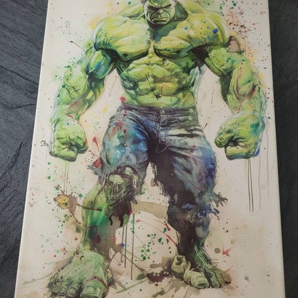 Hulk, Hulk Print, Hulk Poster, Superhero Poster, Superhero Print, Print ...