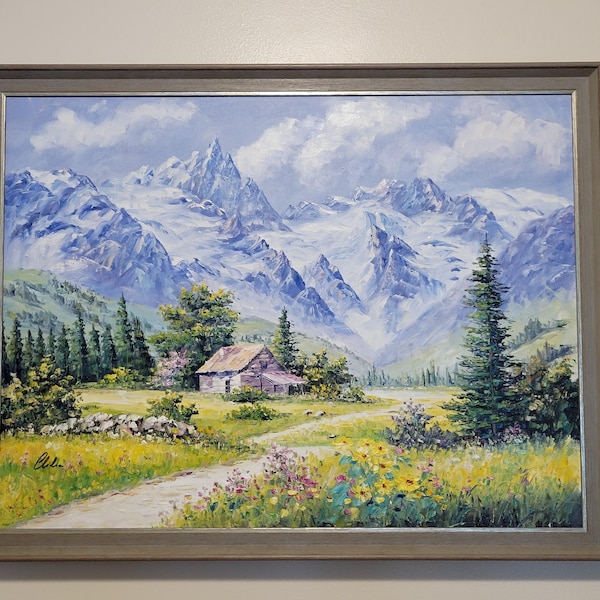 Positano Amalfi Coast Italy Original Oil Painting on Canvas Handmade ...