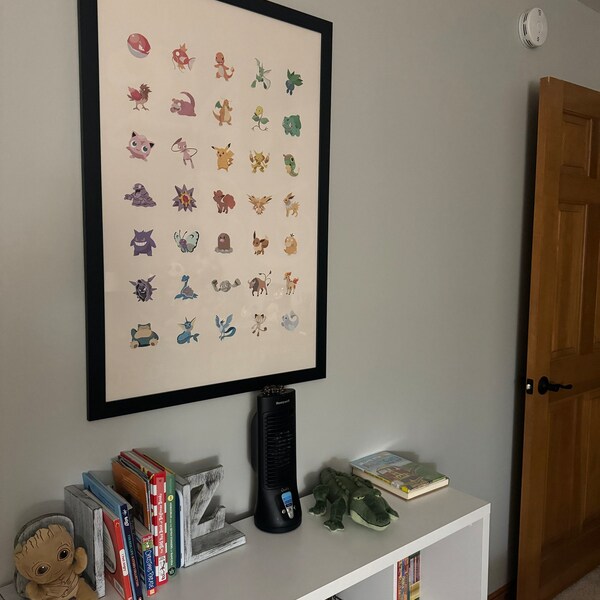 Pokémon Gradient Gen 1 Print Minimal Pokemon Art Cozy Games Pokemon ...