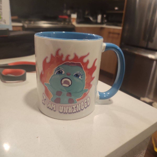 I AM UNHINGED Bibble Meme | Fairytopia Bibble Flames Meme Mug | Bibble ...