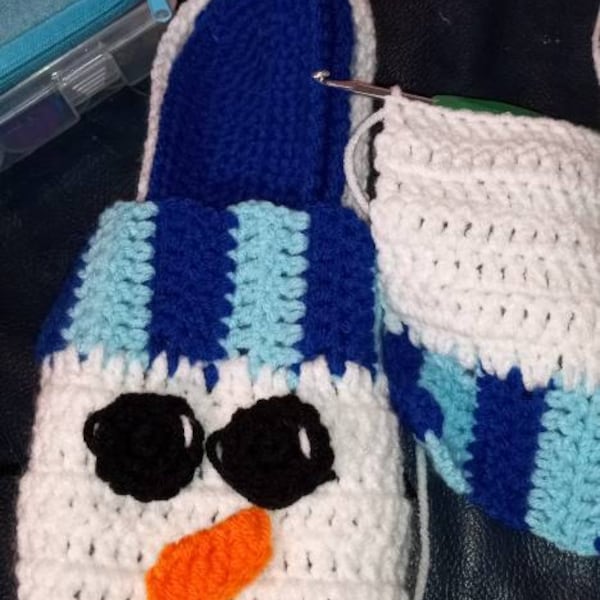 Crochet Pattern Snowman Slippers, Gift for Christmas DIY, Simple ...