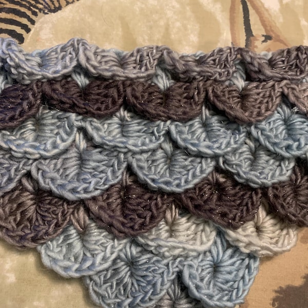 Dragon Scale Shawl Crochet Pattern - Etsy