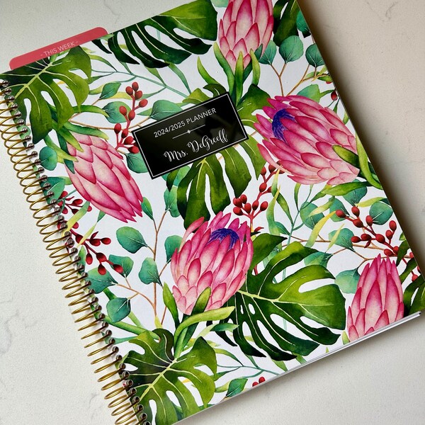 MONTHLY PLANNER Notebook 2023 Personalized 6x9 Planner No Weekly View ...